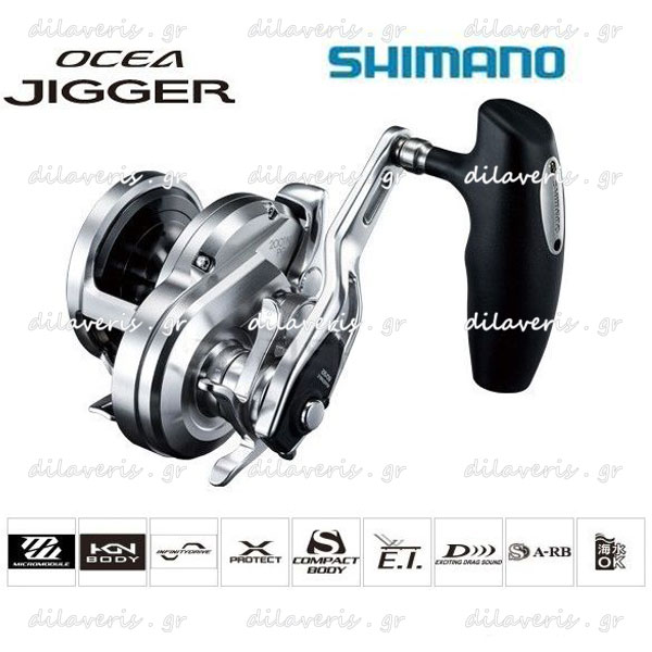 SHIMANO OCEA JIGGER 2000NRHG / 2001NRHG - Multipliers Jigging
