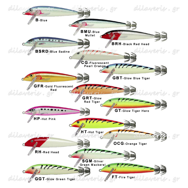 ΚΑΛΑΜΑΡΙΕΡΕΣ RAPALA - Καλαμαριέρες Συρτής